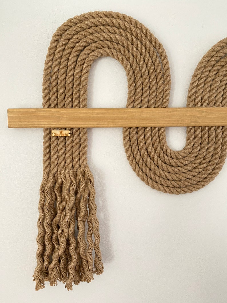 Rope Art Modern Boho Wall Rope Home Decoration Rope Fringles Minimalist ...