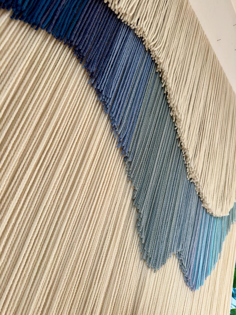 Large-scale Wool Fiber Art Wall Installation, One of a Kind Textile ...