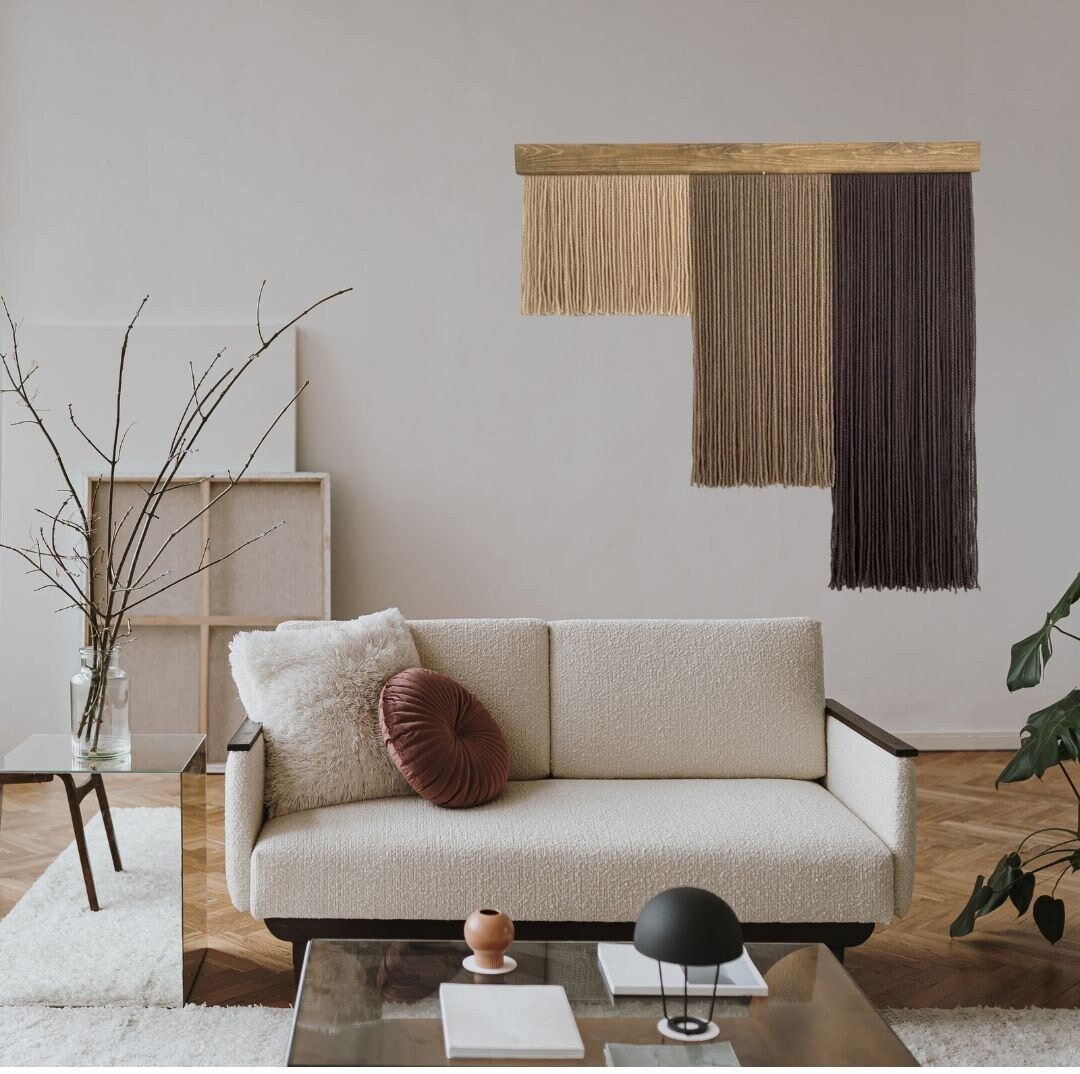 Cozy Wall Art Textile Wall Art Bohemian Wall Weaving Macrame Wall ...