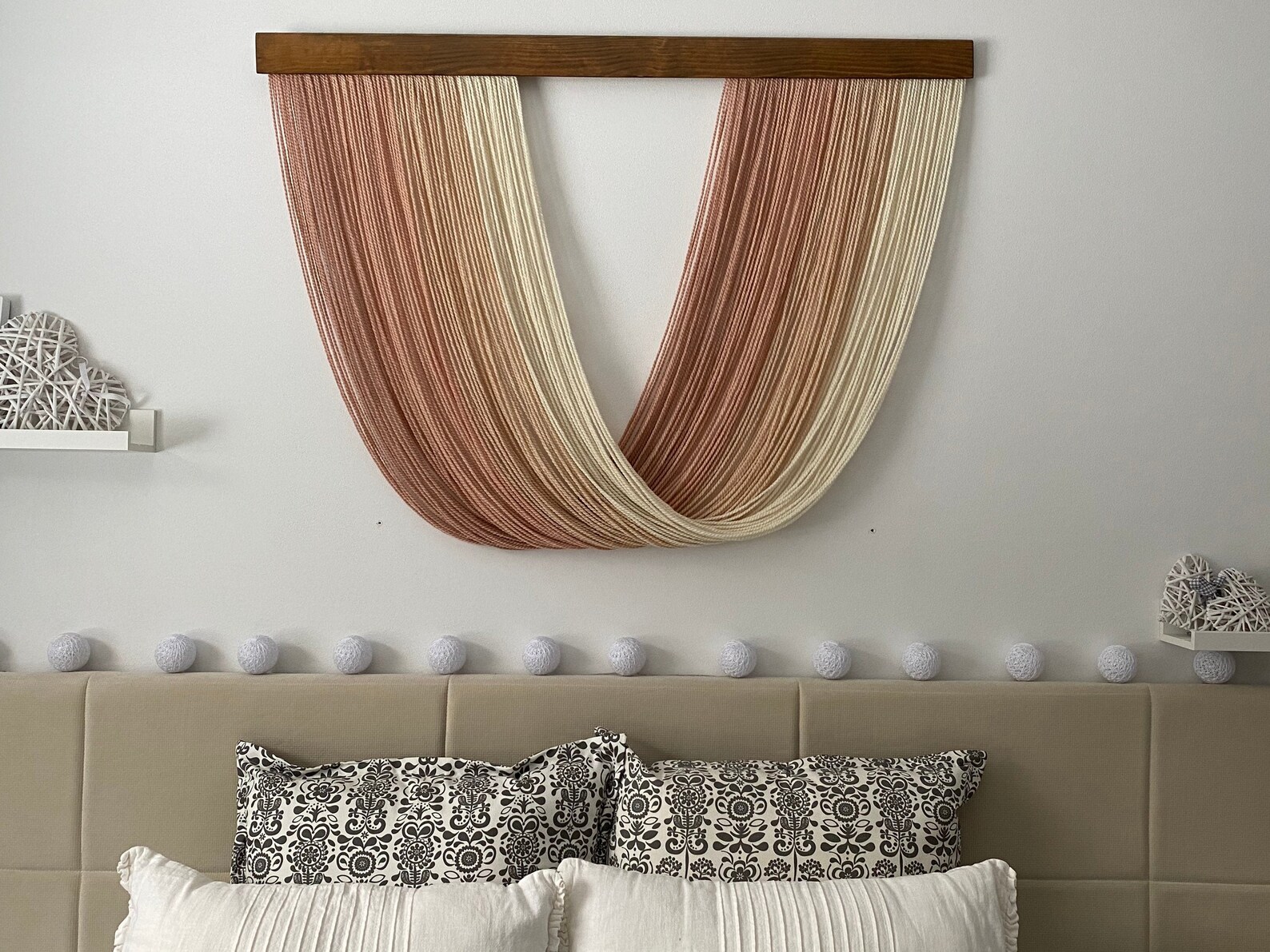 Tan Wall Hanging Tapestry Beige Wall Art Large Extra Full - Etsy