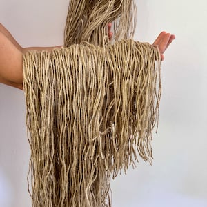 Jute Rope Wall Art -fiber Art Jute Rope Sculpture -sculpture Bamboo ...