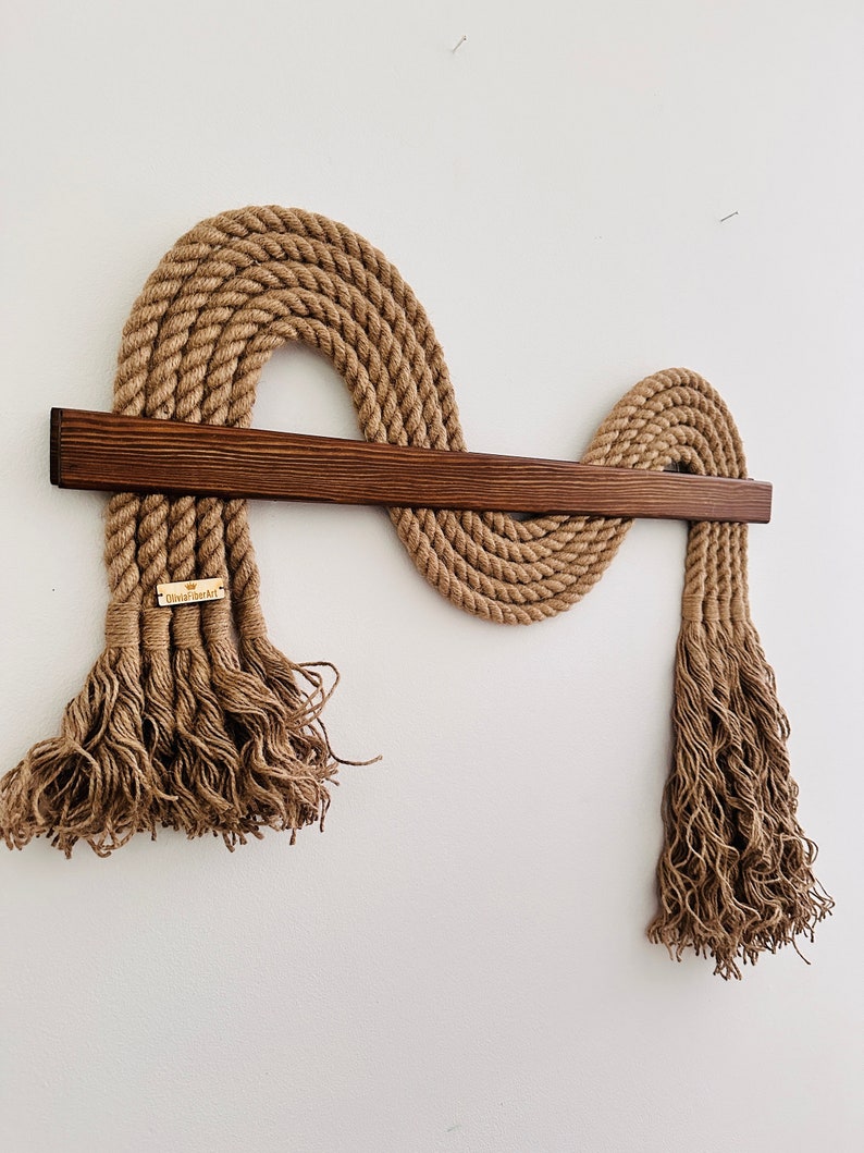 Rope Art, Modern Boho Wall Rope Home Decoration Rope Fringles ...