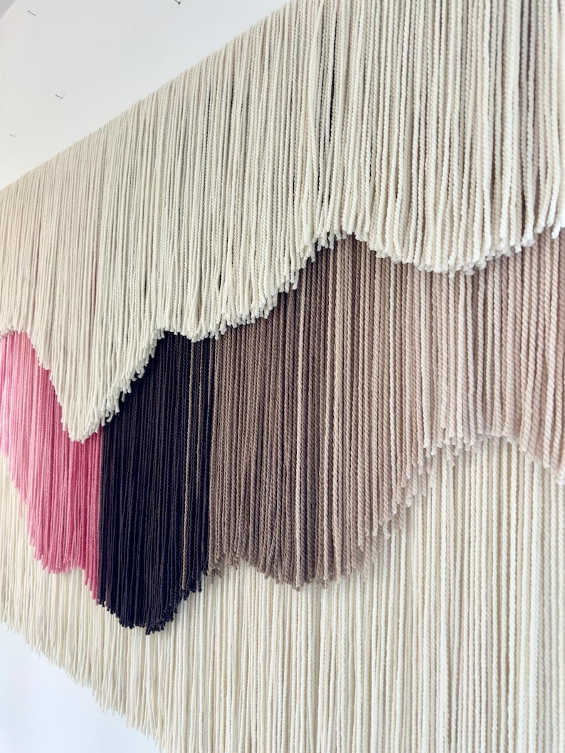 Large-scale Wool Fiber Art Wall Installation, One of a Kind Textile Art ...