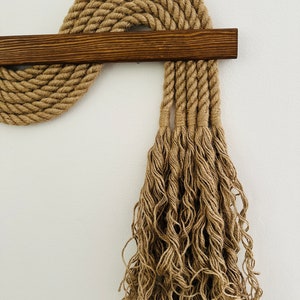 Rope Art Modern Boho Wall Rope Home Decoration Rope Fringles Minimalist ...