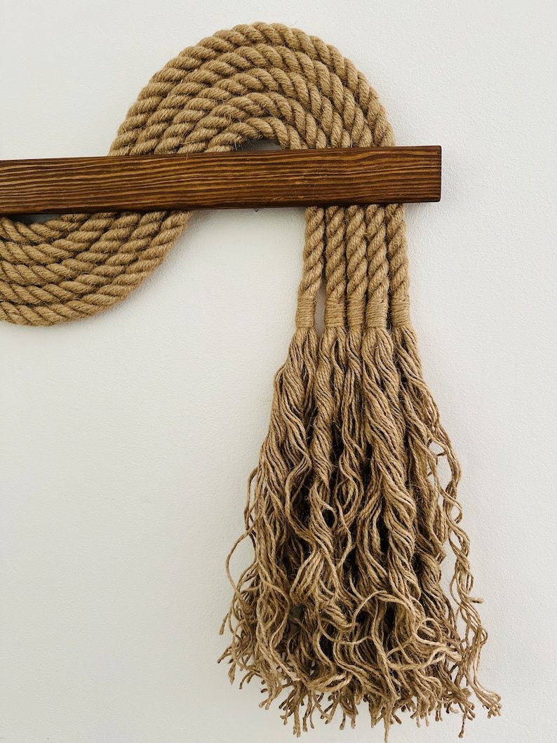 Rope Art, Modern Boho Wall Rope Home Decoration Rope Fringles ...