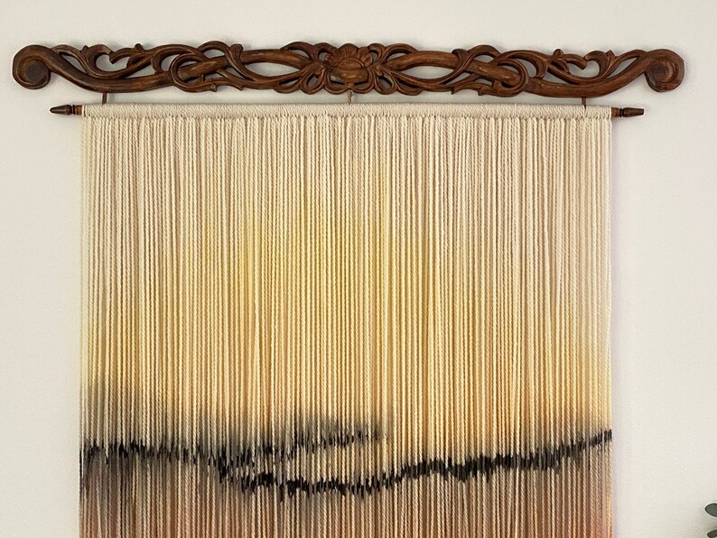 Vintage Wall Hanging Victorian Macrame Fiber Living Room - Etsy