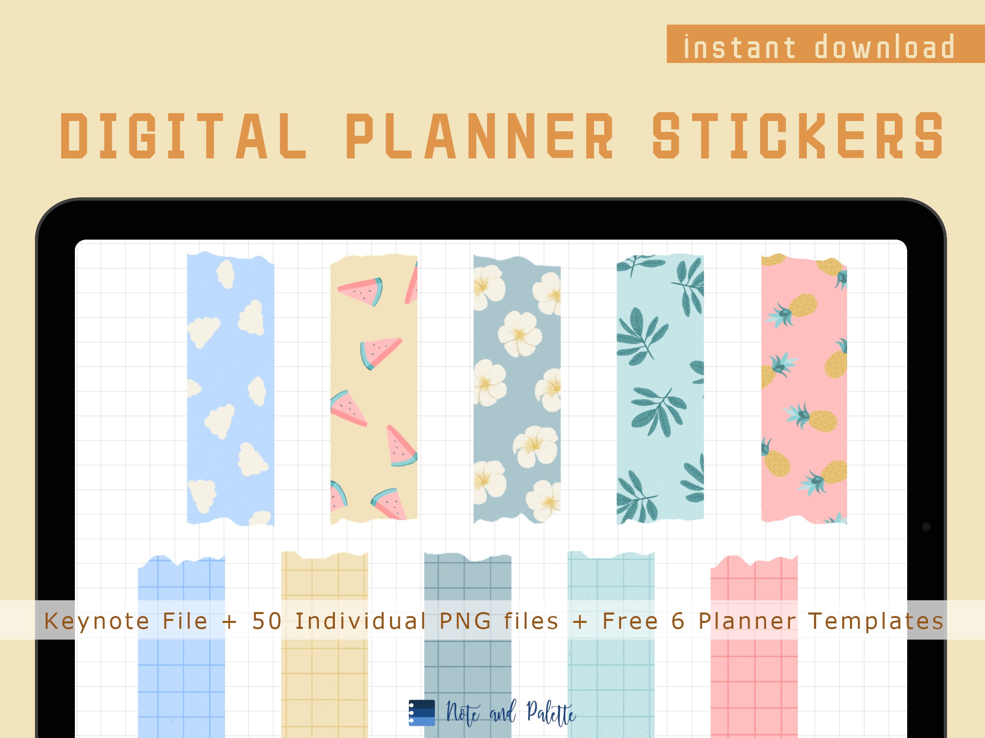 Digital Sticker / Sticker for Goodnotes / Sticker for digital - Etsy México