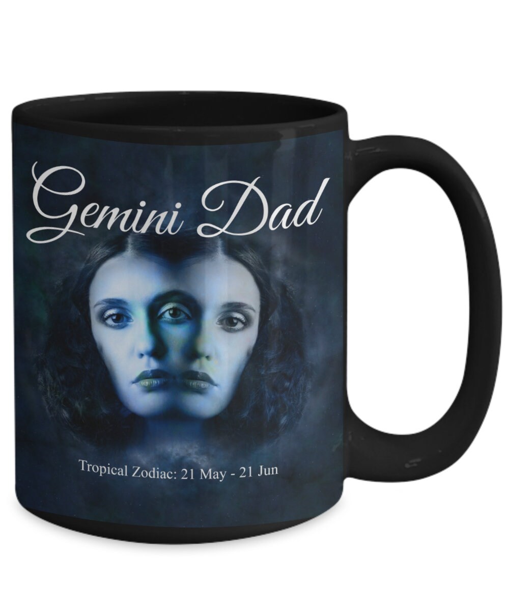 Gemini Dad Coffee Mug Fathers Day Gift Zodiac Gemini Mug - Etsy