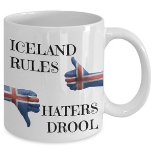 Iceland Coffee Mug, Funny Iceland Mug, Great Gift Mug for Icelanders ...