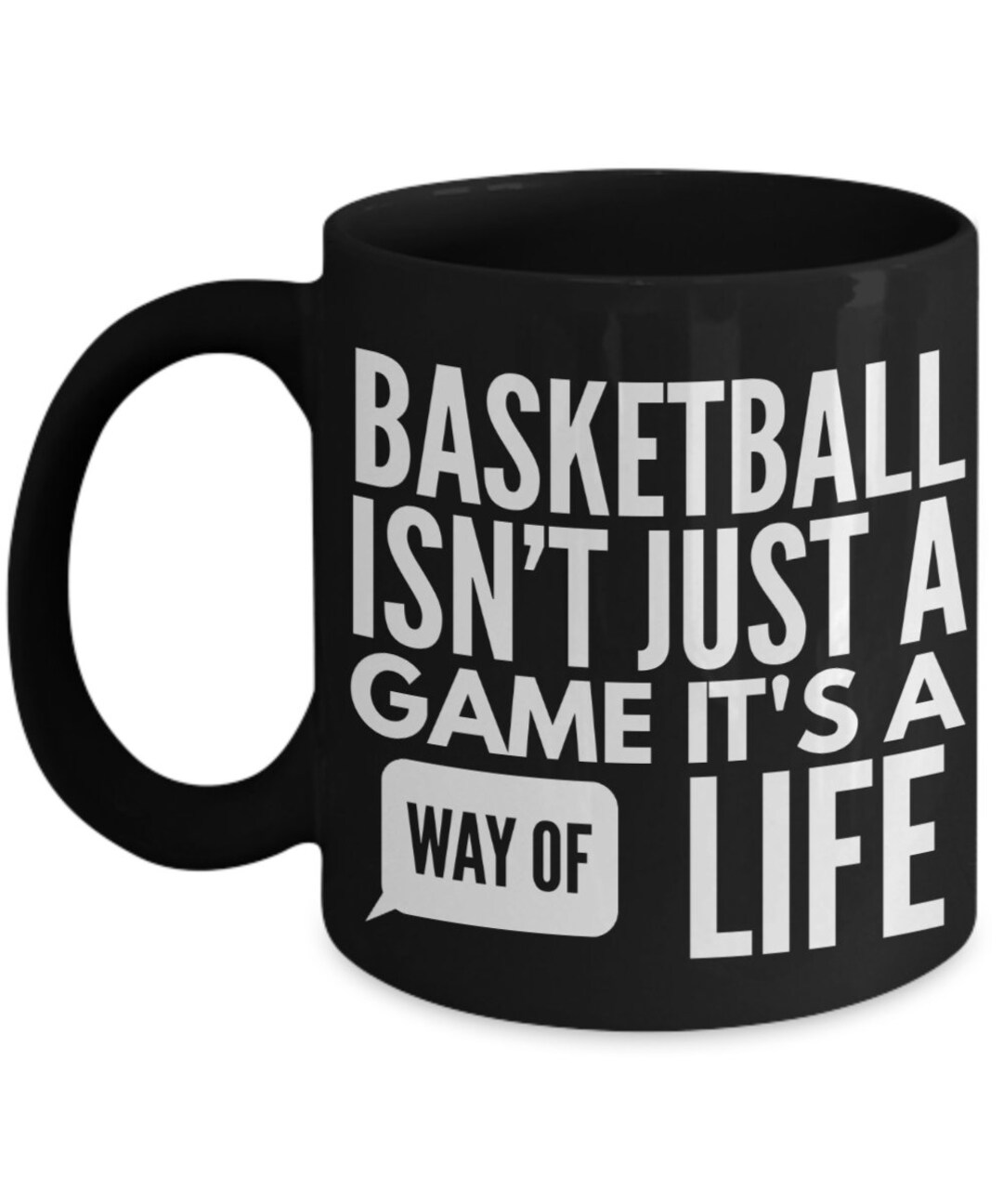 Sports Mug BASKETBALL Way of Life for Serious Basketball Fans, Sports ...
