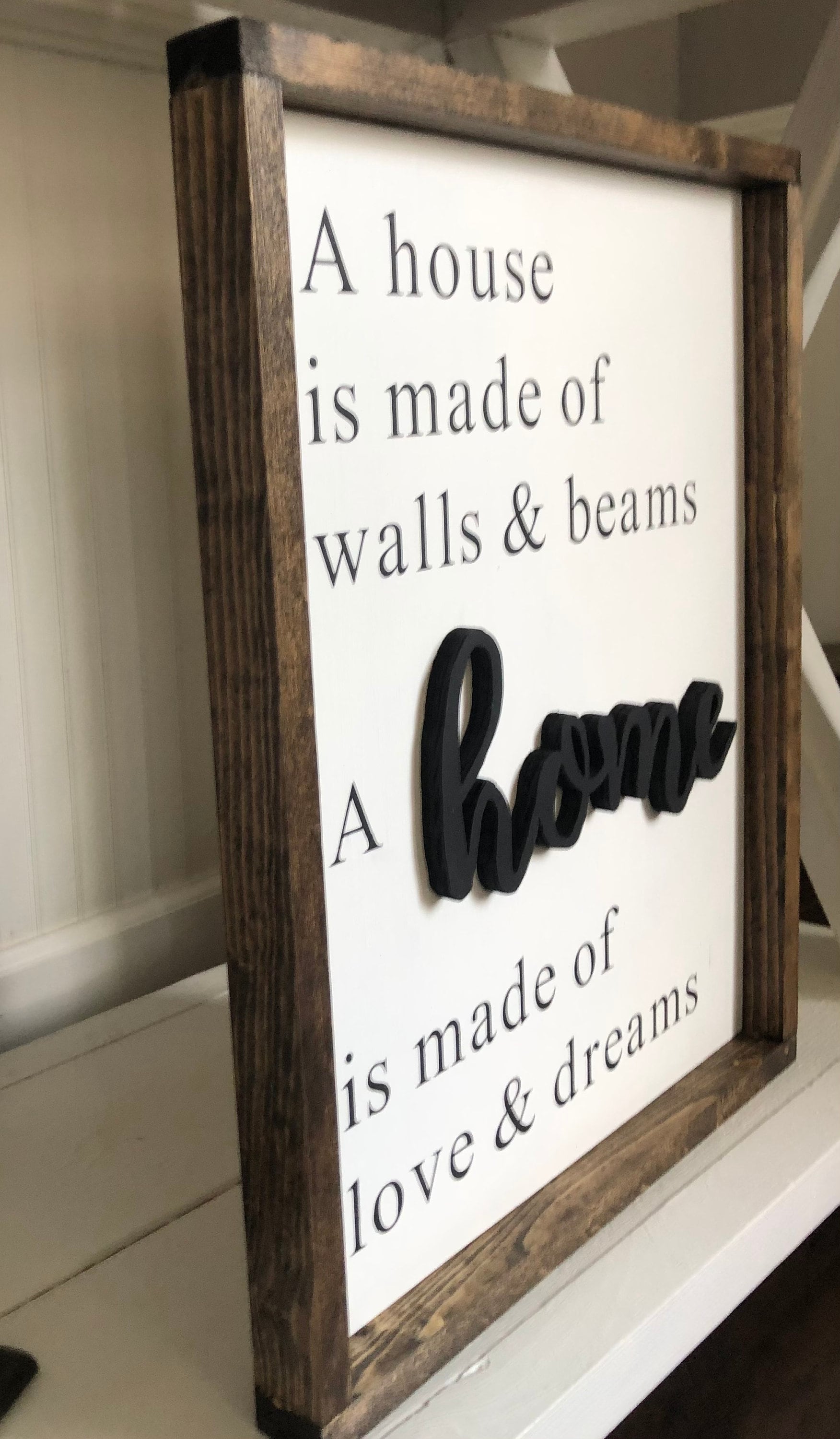 A House is Built Sign - Etsy