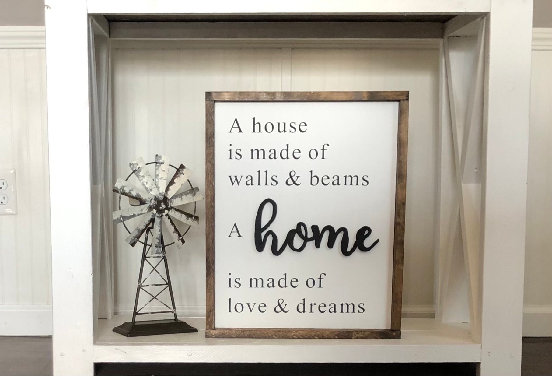A House is Built Sign - Etsy