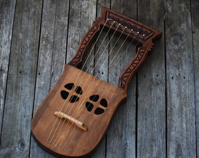 Snakepit Poetry 7 String Lyre - Etsy