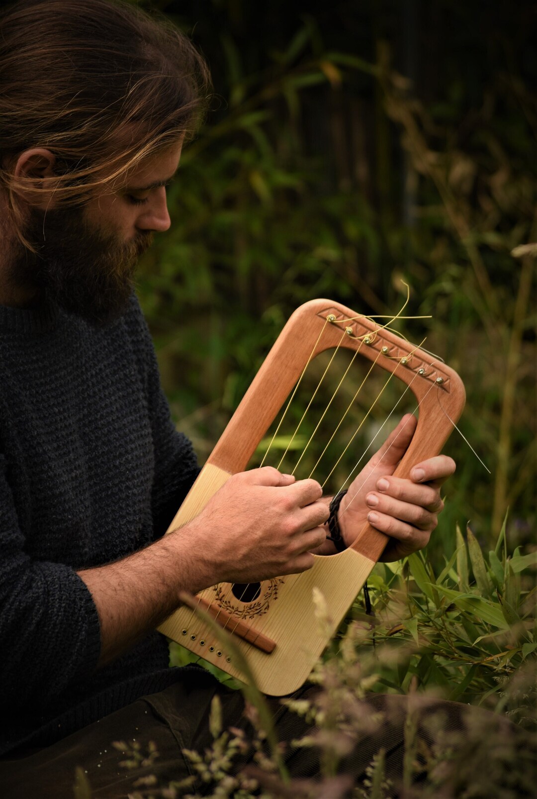 Lyre Harp / Kravik Lyre Tuning / Celtic Music / Ancient Instrument ...
