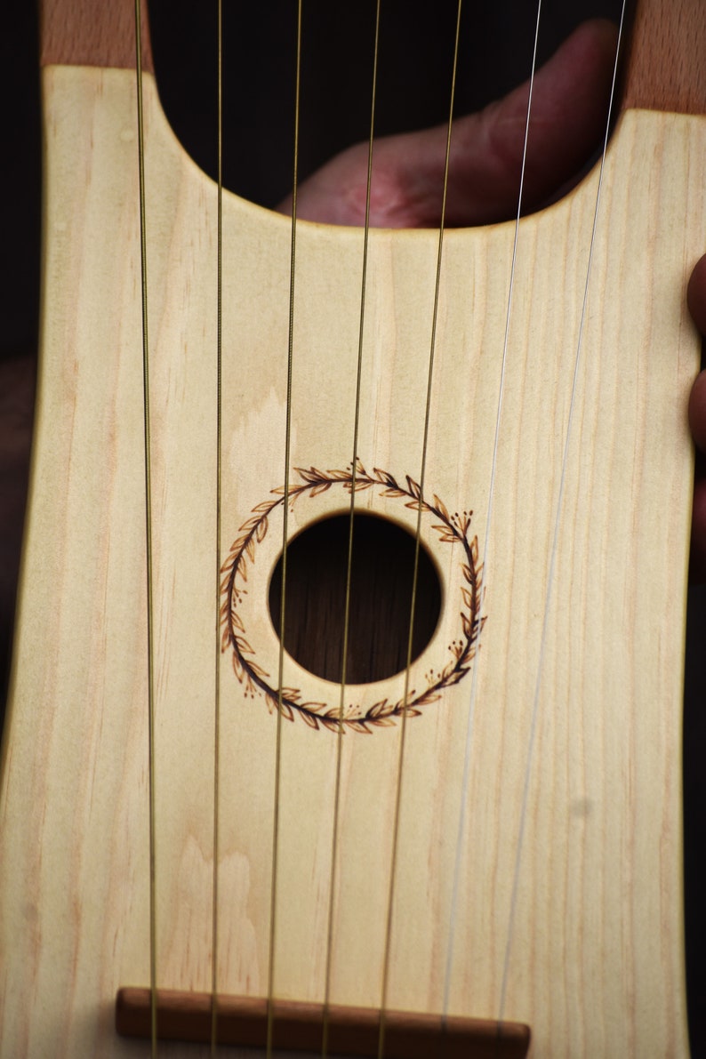 Anglo-saxon Medieval Lyre Large Size 50 Cm - Etsy