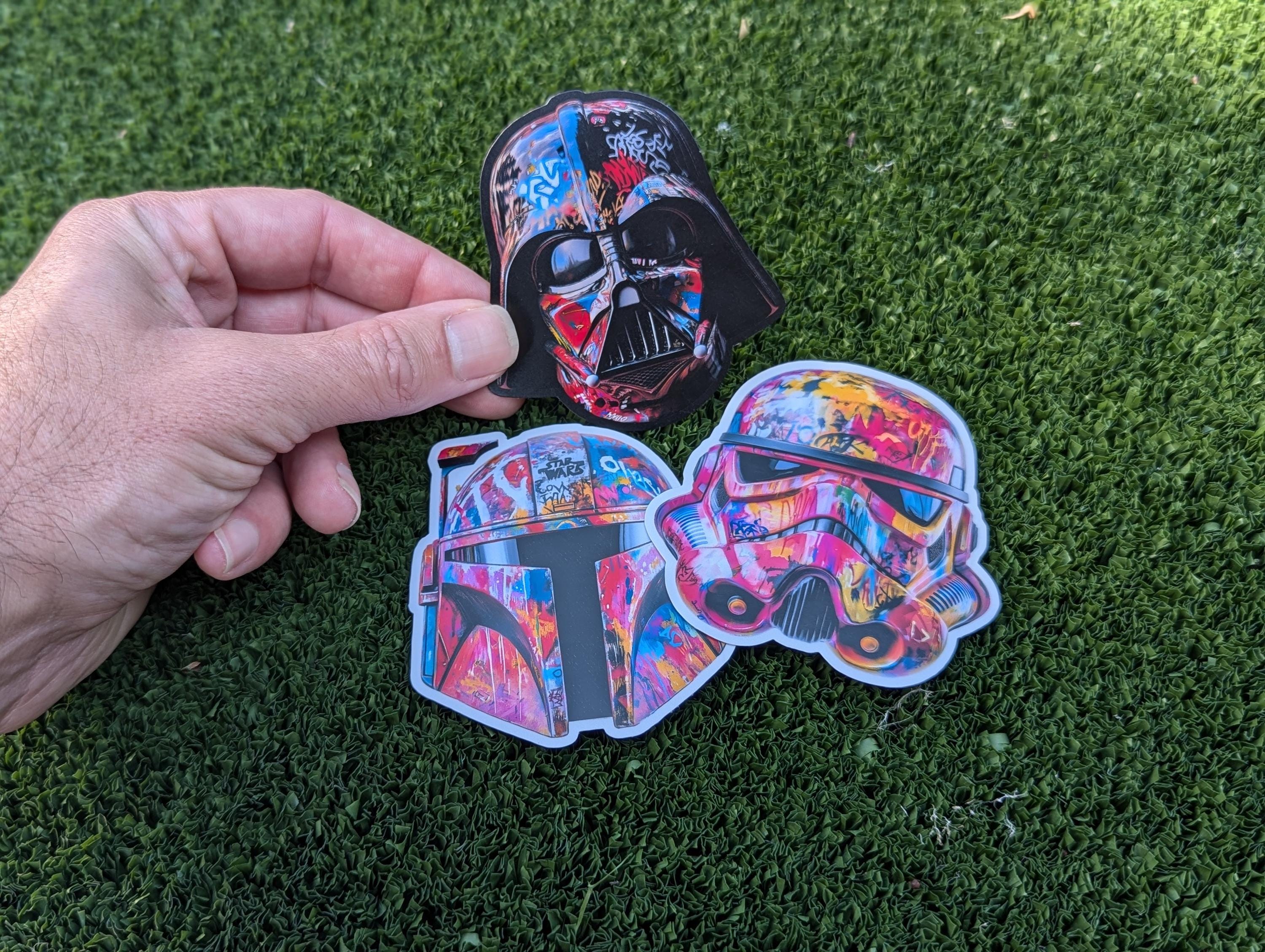 Star Wars Trooper Stickers | Darth Vader Stickers | Custom Die Cut ...