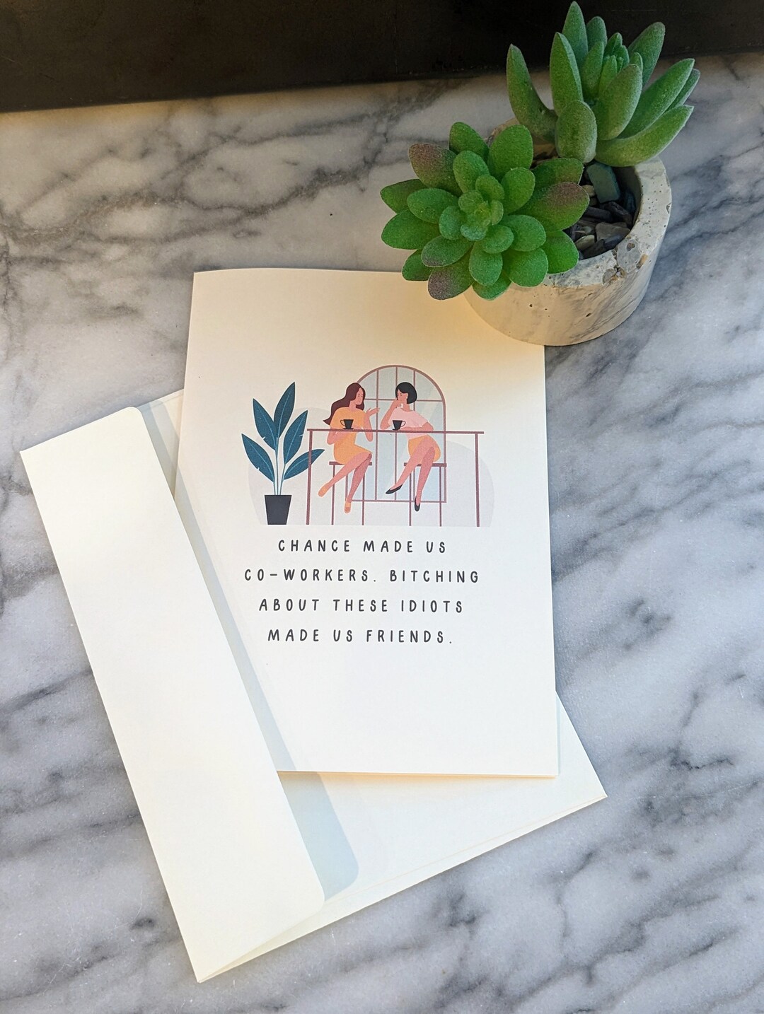 Funny Co Worker Card. Work Best Friend. Funny Work Bestie - Etsy