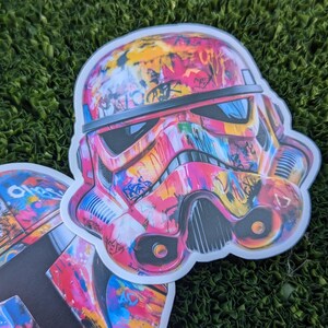 Star Wars Trooper Stickers | Darth Vader Stickers | Custom Die Cut ...