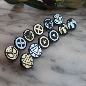 Super Hero Inspired Lapel Pin | Super Hero Tie Tack | Nerdy Gifts for ...