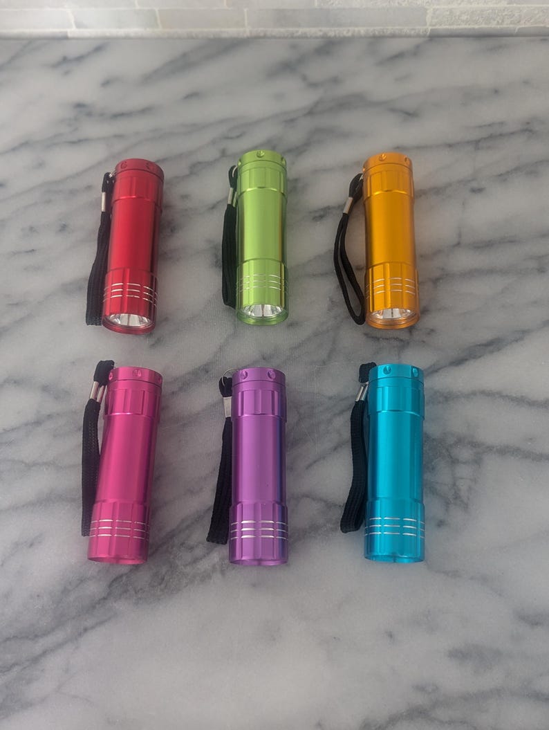 Custom Engraved Mini Flashlight | Carabiner Clip or Keychain | Badge ...