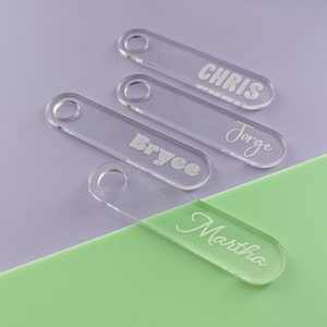 40oz Tumbler Name Plate Personalized Name Plate for Tumbler Cup Name ...