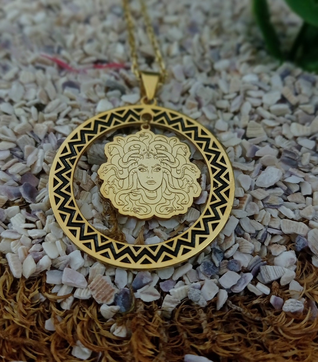 Medusa Silver Necklace | Greek Mythology Jewelry | Medusa Necklace ...