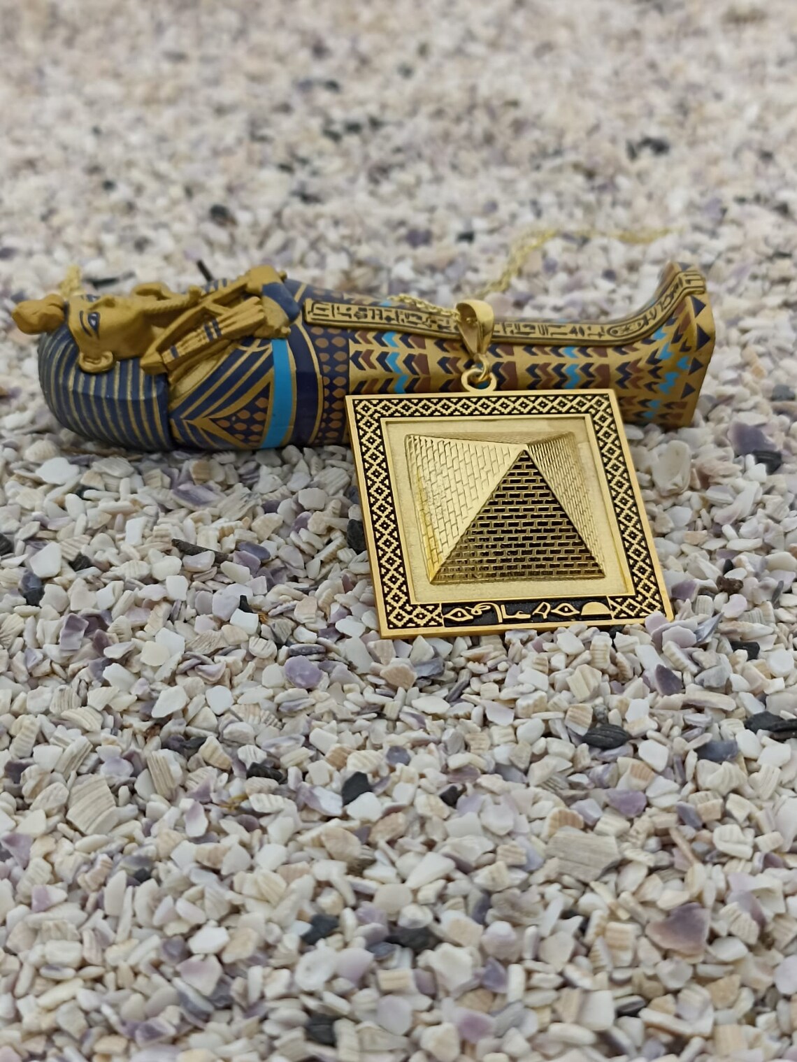 Pyramid Necklace Pyramids of Giza Necklace Egyptian Jewelry - Etsy