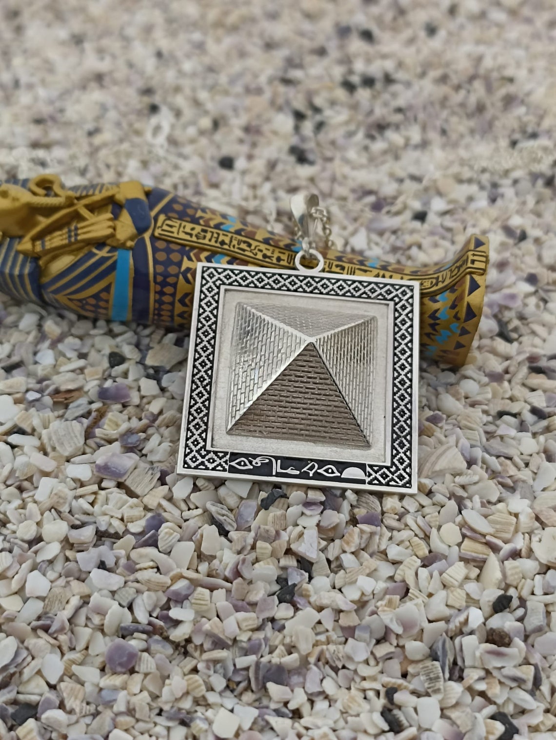 Pyramid Necklace Pyramids of Giza Necklace Egyptian Jewelry - Etsy