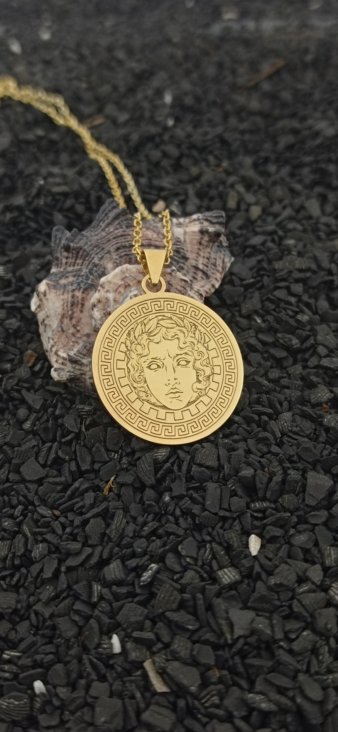 Apollo Necklace Necklace With Semi Precious Stone Chain - Etsy