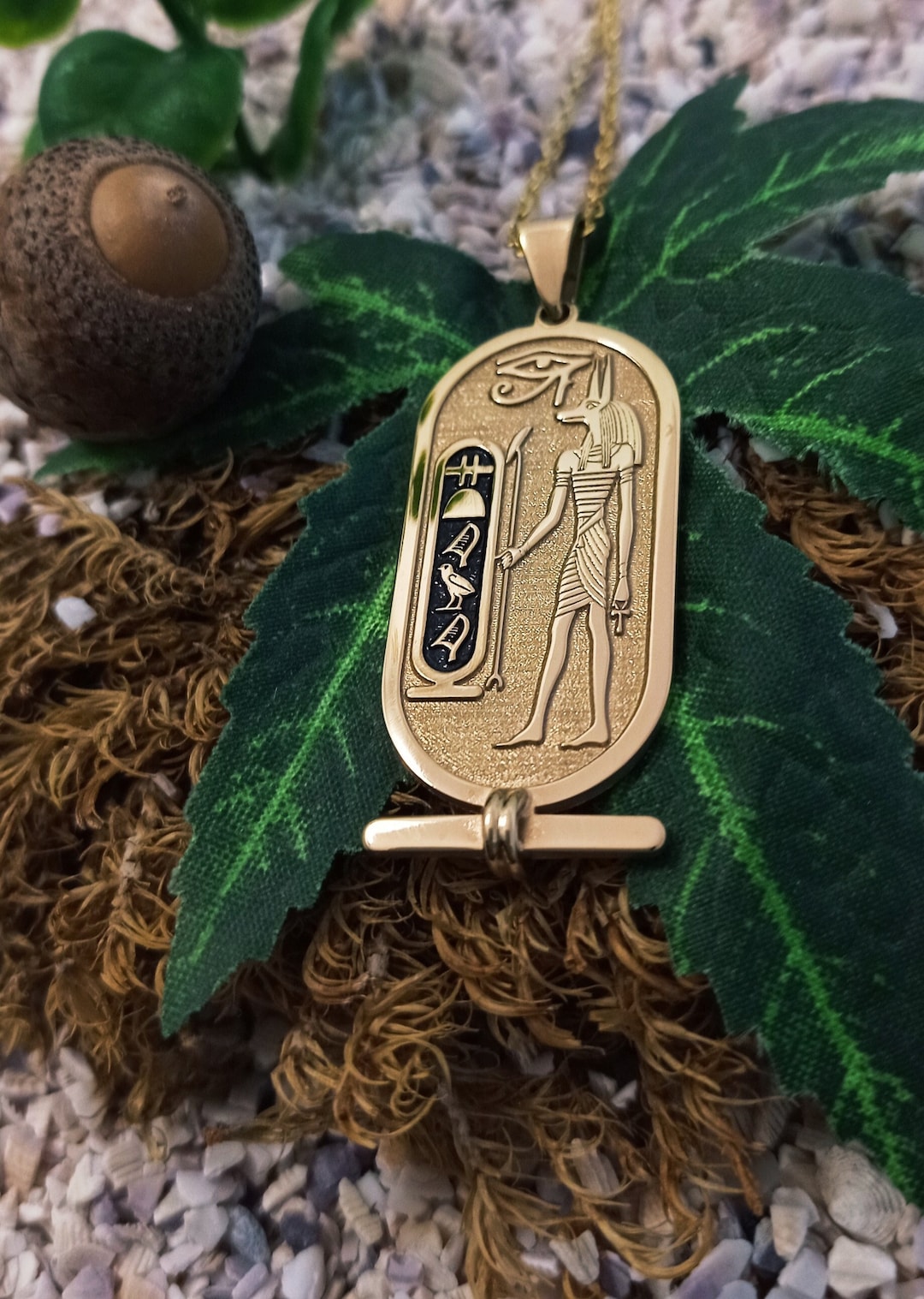 Cartouche Anubis Hieroglyph the Egypt God of the Afterlife Ancient ...
