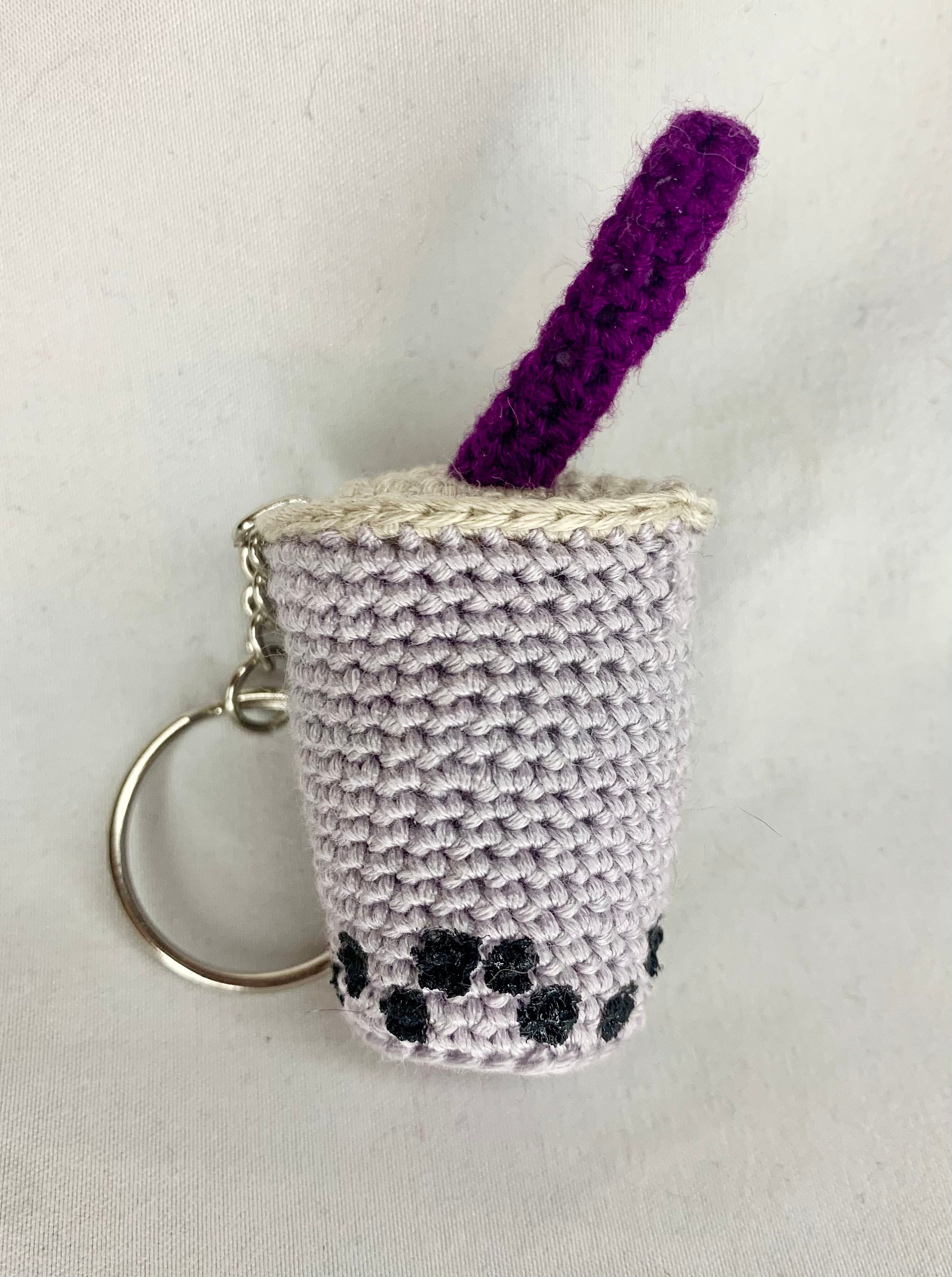 Boba Plush Keychain - Etsy