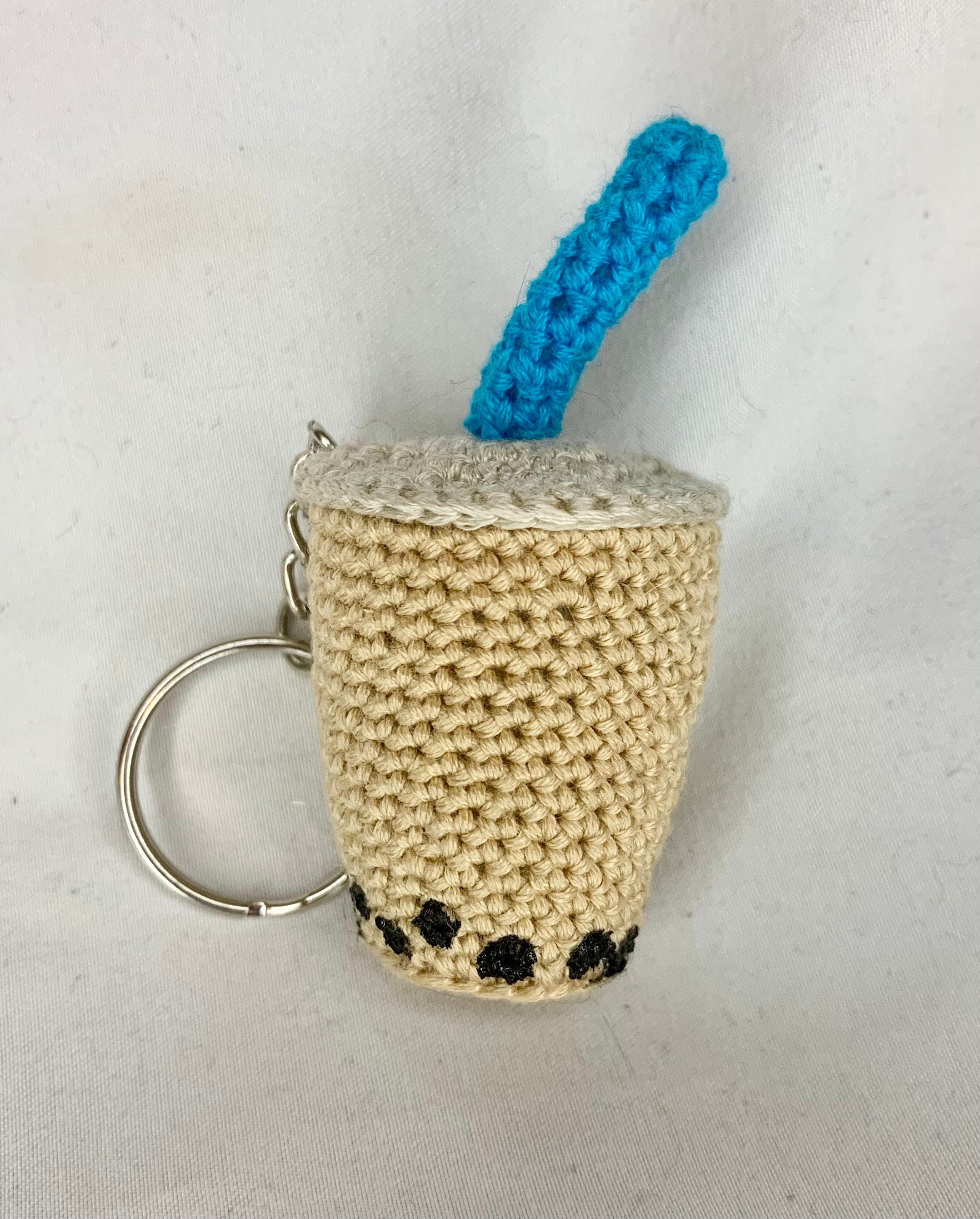 Boba Plush Keychain - Etsy