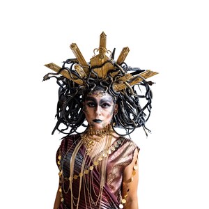 CUSTOMIZABLE COMPLETE MEDUSA Costume Gorgon Costume Medusa Headpiece ...