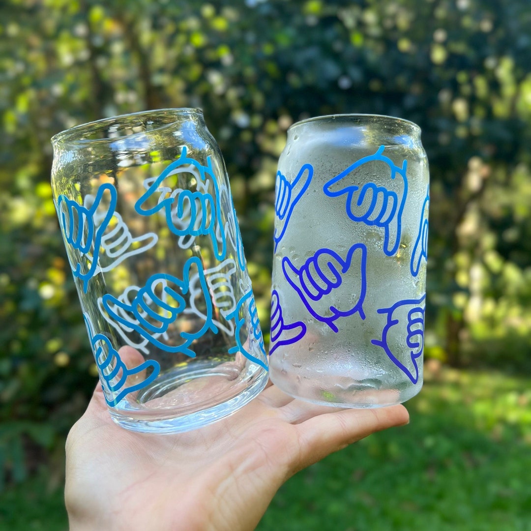 16oz Color Change Shaka Beer Can Glass - Etsy