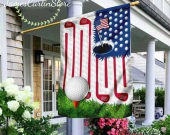 Golf House Flag - Etsy