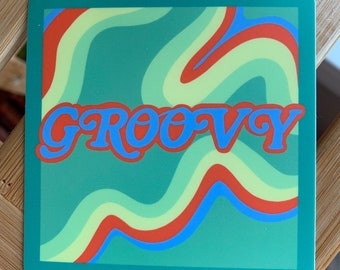 Groovy Flowers Home Decor Car Truck Window Decal Sticker - Etsy