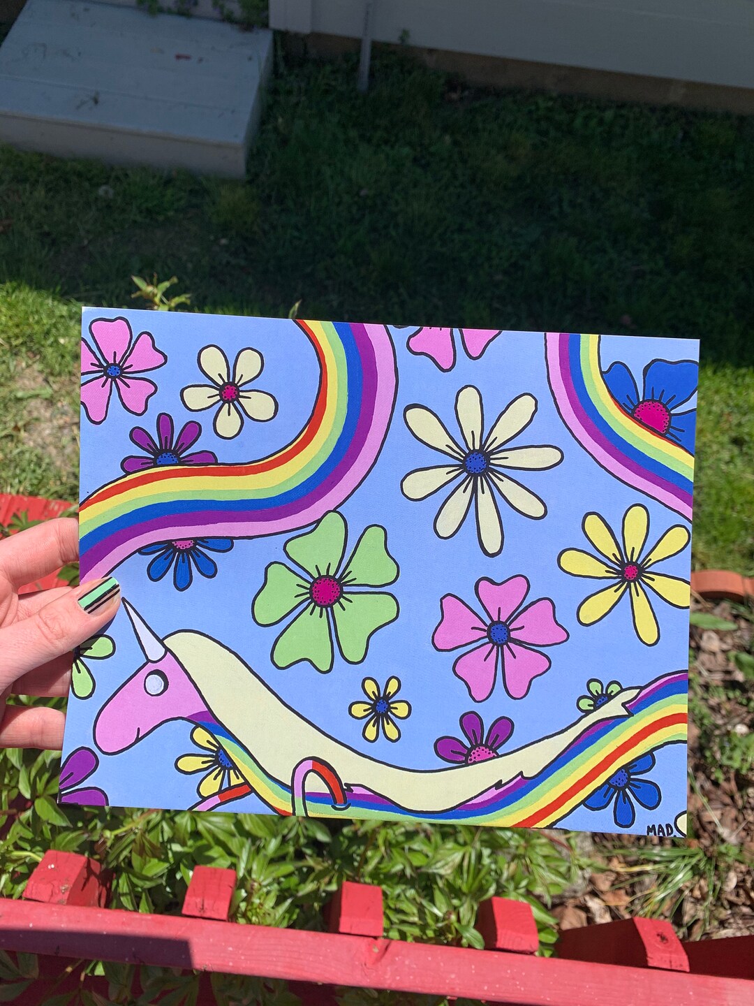 Lady Rainicorn Art Print - Etsy