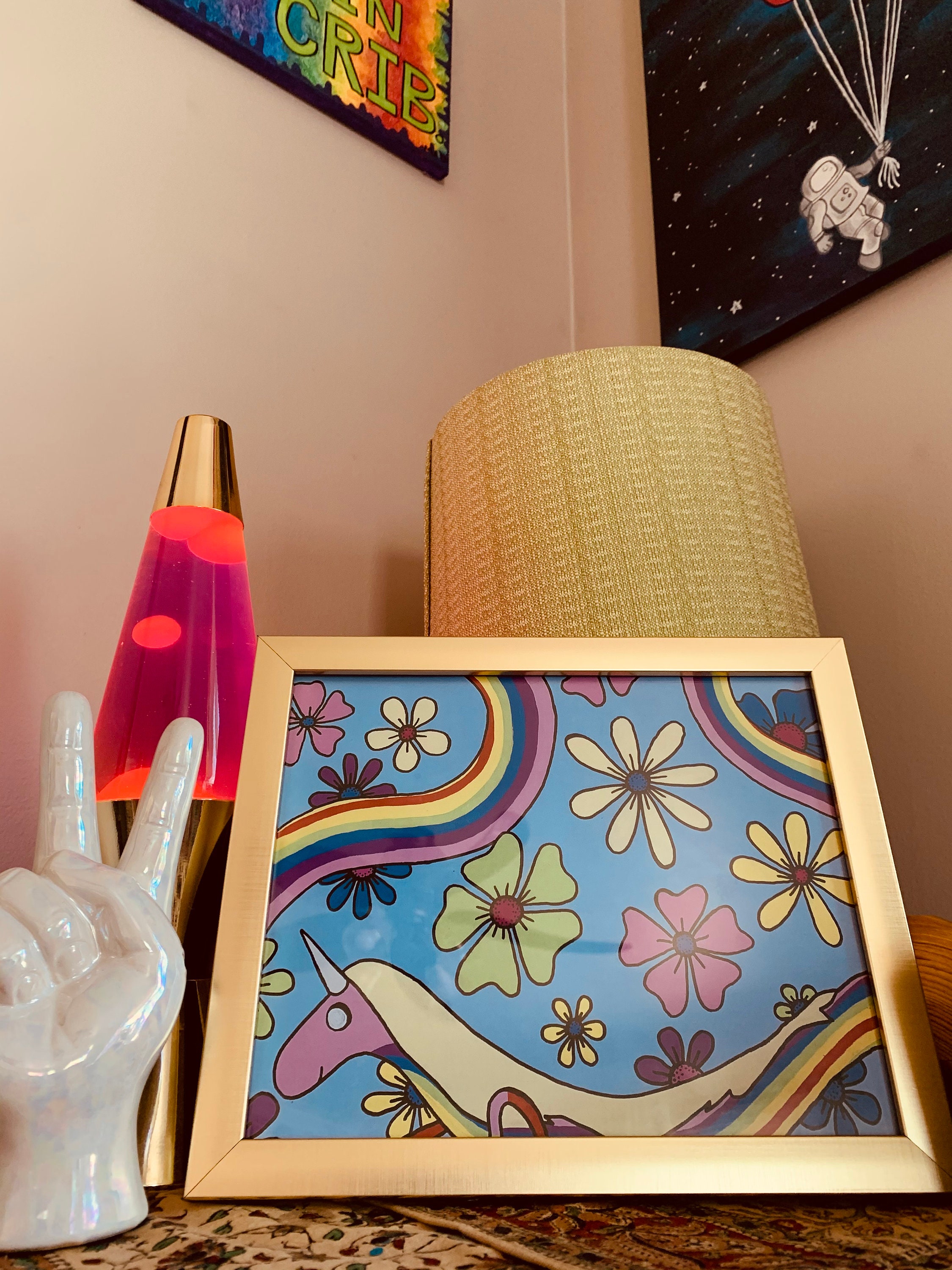 Lady Rainicorn Art Print - Etsy