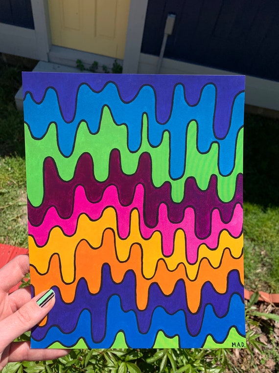 Drippy Art Print | Etsy