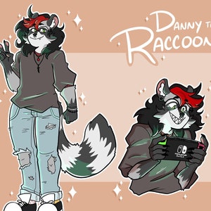 Custom Furry Reference Sheet - Etsy