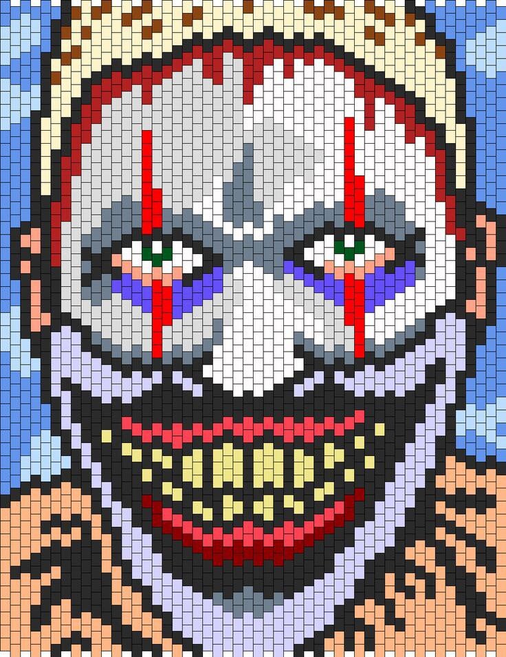 Horror Perler Bead Sculpture - Etsy