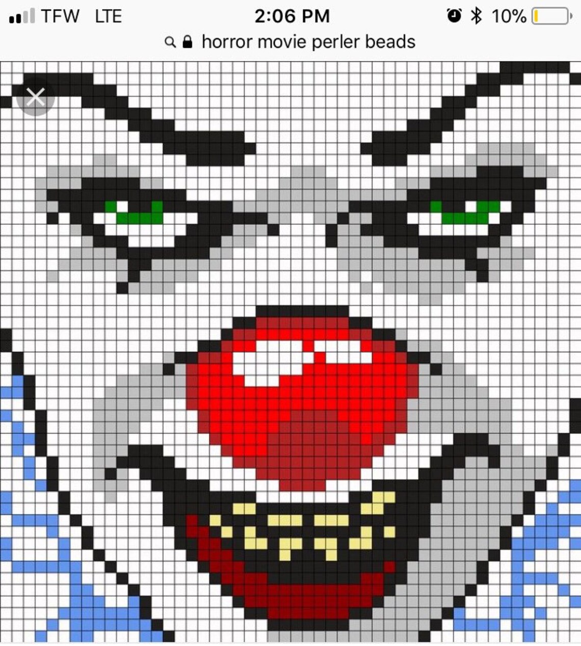 Horror Perler Bead Sculpture - Etsy