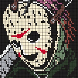 Horror Perler Bead Sculpture - Etsy