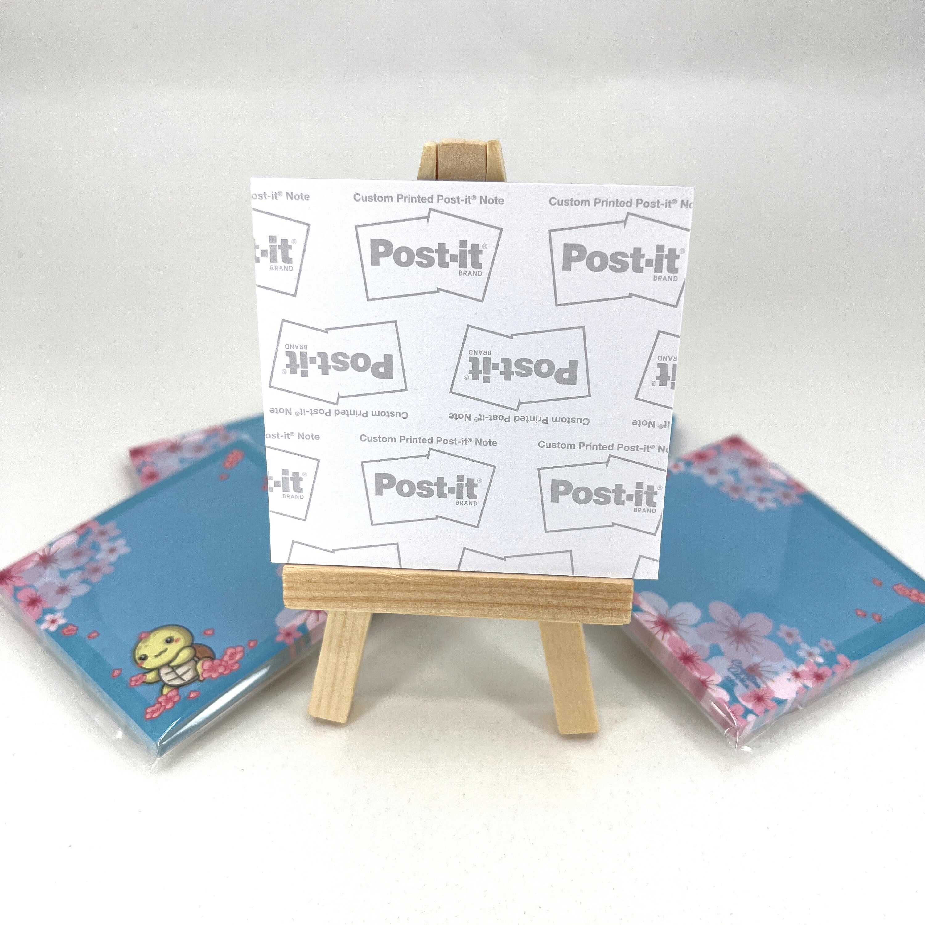 Cherry Blossom Turtle Sticky Note Kawaii Turtles Memo Pad - Etsy