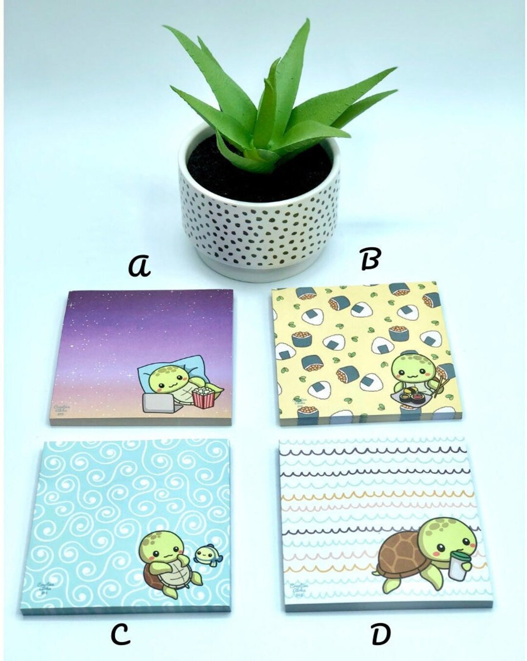 Kawaii Sticky Notes Desk Sticky Notes Cute Notepad - Etsy