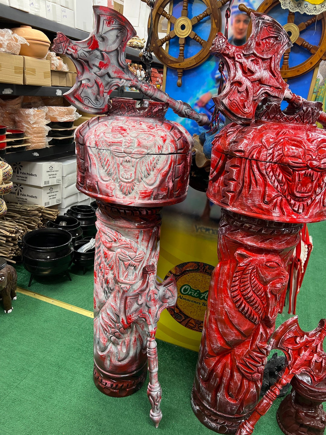 Shango Set Combo De Shango Batea De Shango Pilón De Shango - Etsy