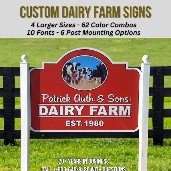 Personalized Farm Logo Dairy - Etsy
