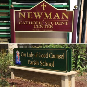 UV No Rust Outdoor Church Signs, Custom Outdoor Church Welcome Signs ...