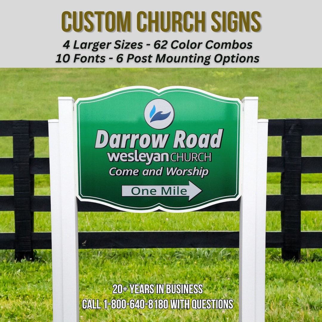 Non-rusting Large Church Signs - Custom Outdoor Church Welcome Signs ...