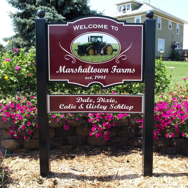 Custom Farm Sign - Etsy